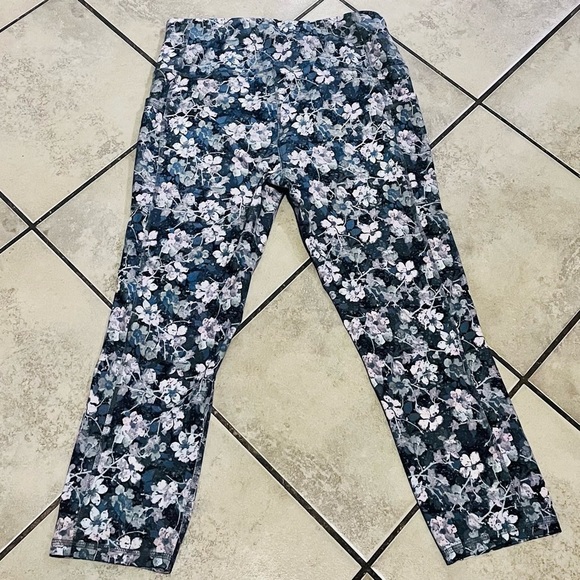 RBX | Pants & Jumpsuits | Rbx Leggings In Dark Blue With Floral ...